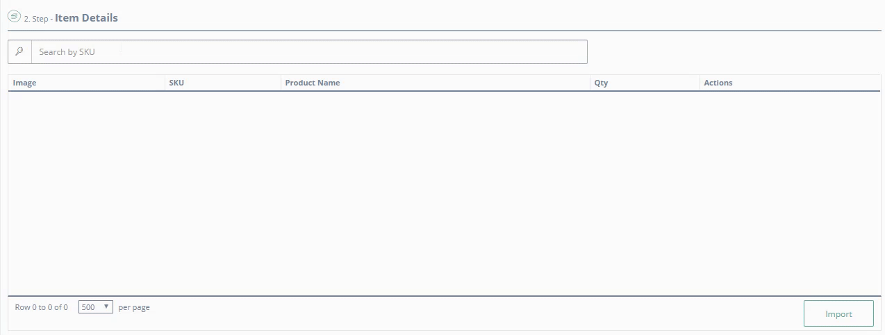 Creating a Receiving